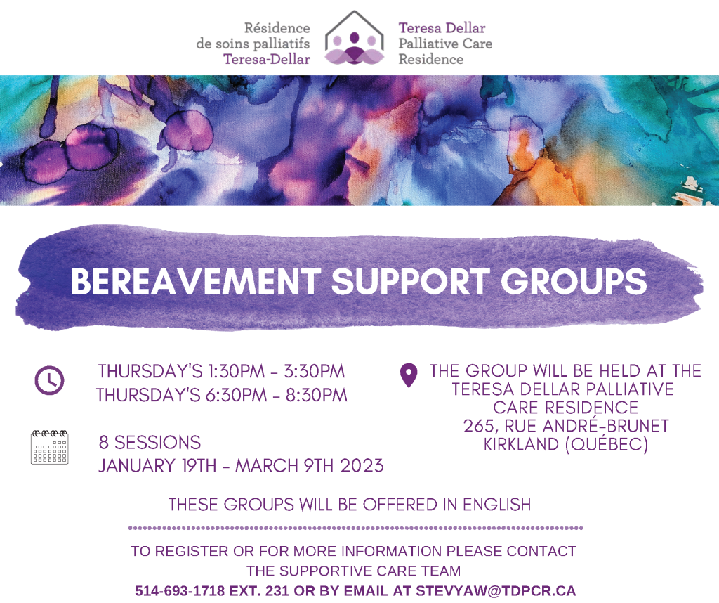 Bereavement Support | We care for families too